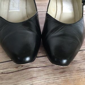 Laura Gayle | Shoes | Laura Gayle 8m Black Heels Straps Buckle | Poshmark